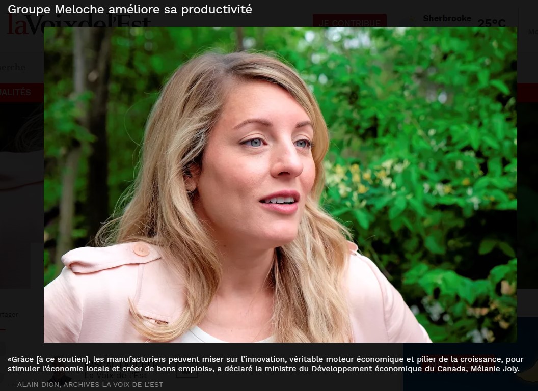 Groupe Meloche améliore sa productivité - Maison régionale de l'industrie